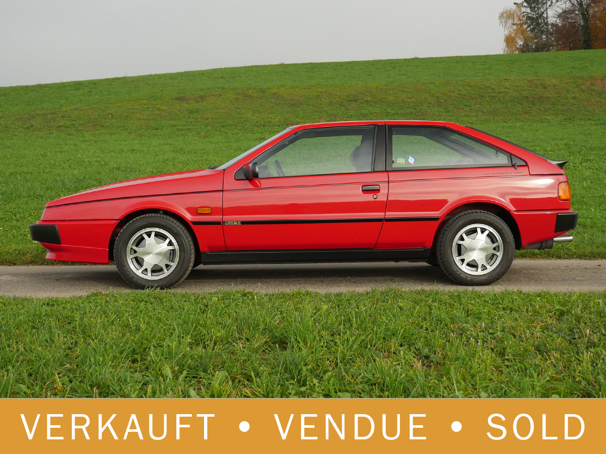 Isuzu Piazza turbo Coupé rot 1990