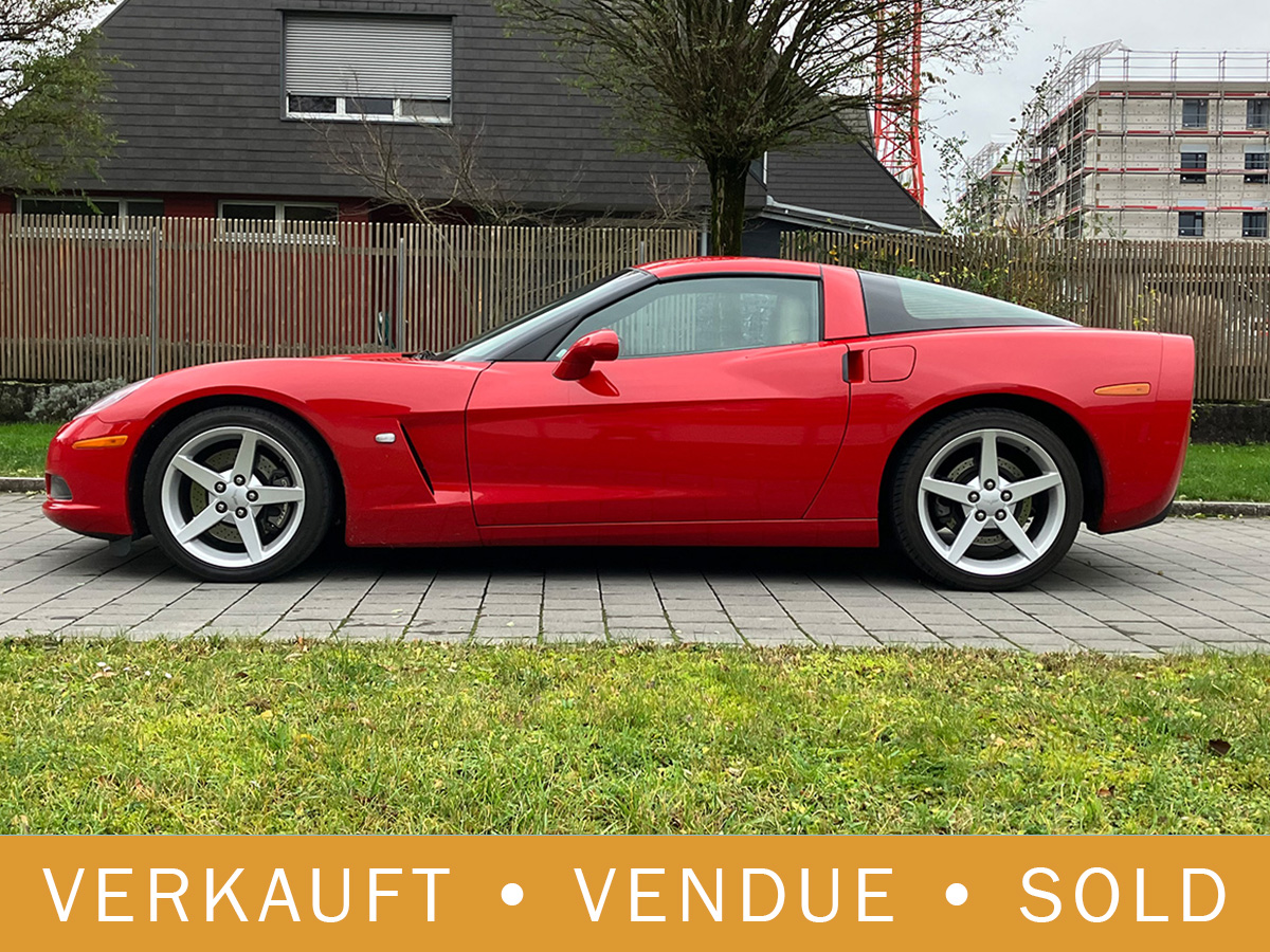 Chevrolet Corvette C6 Coupé Targa rot 2005