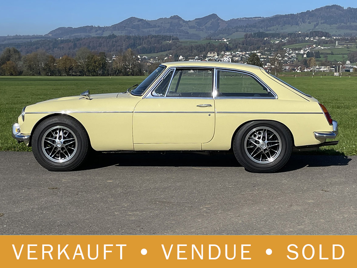 MG C GT Coupé 3.0 Primrose Yellow 1969